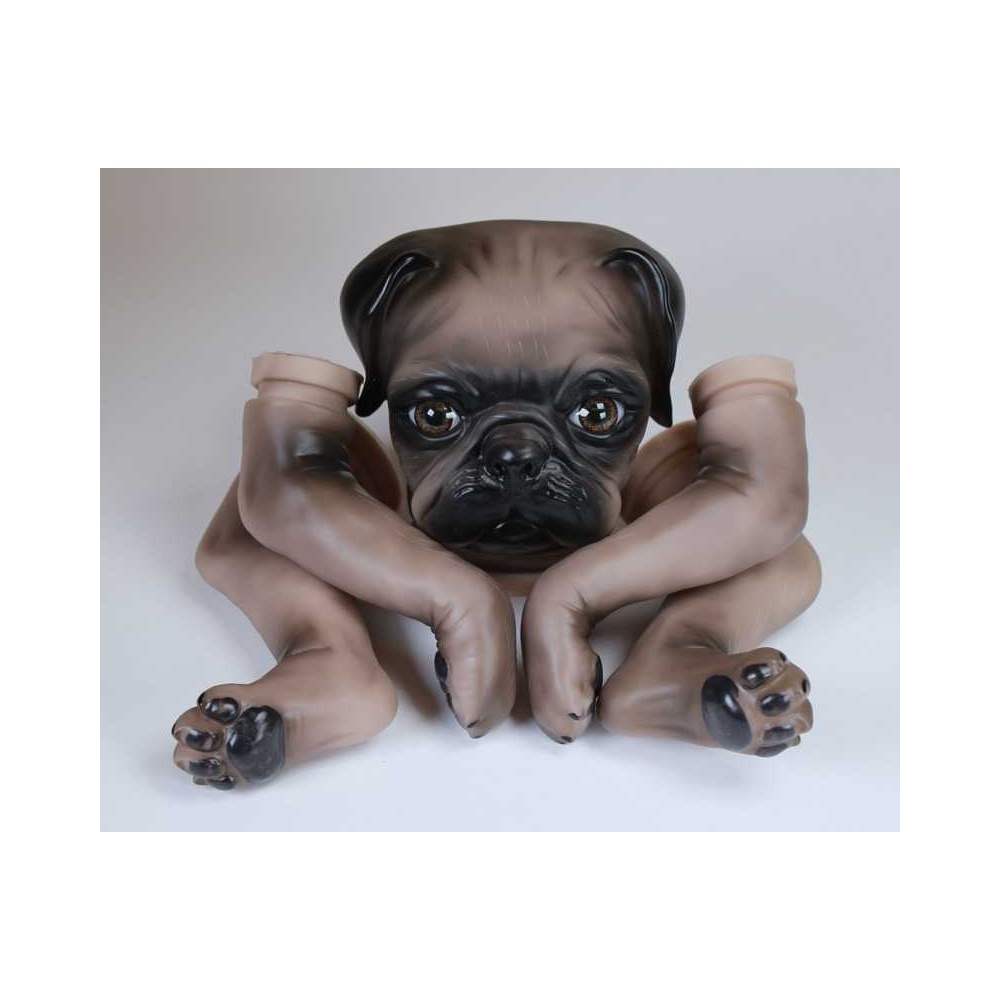 Princess Pug Dog by Denise Pratt