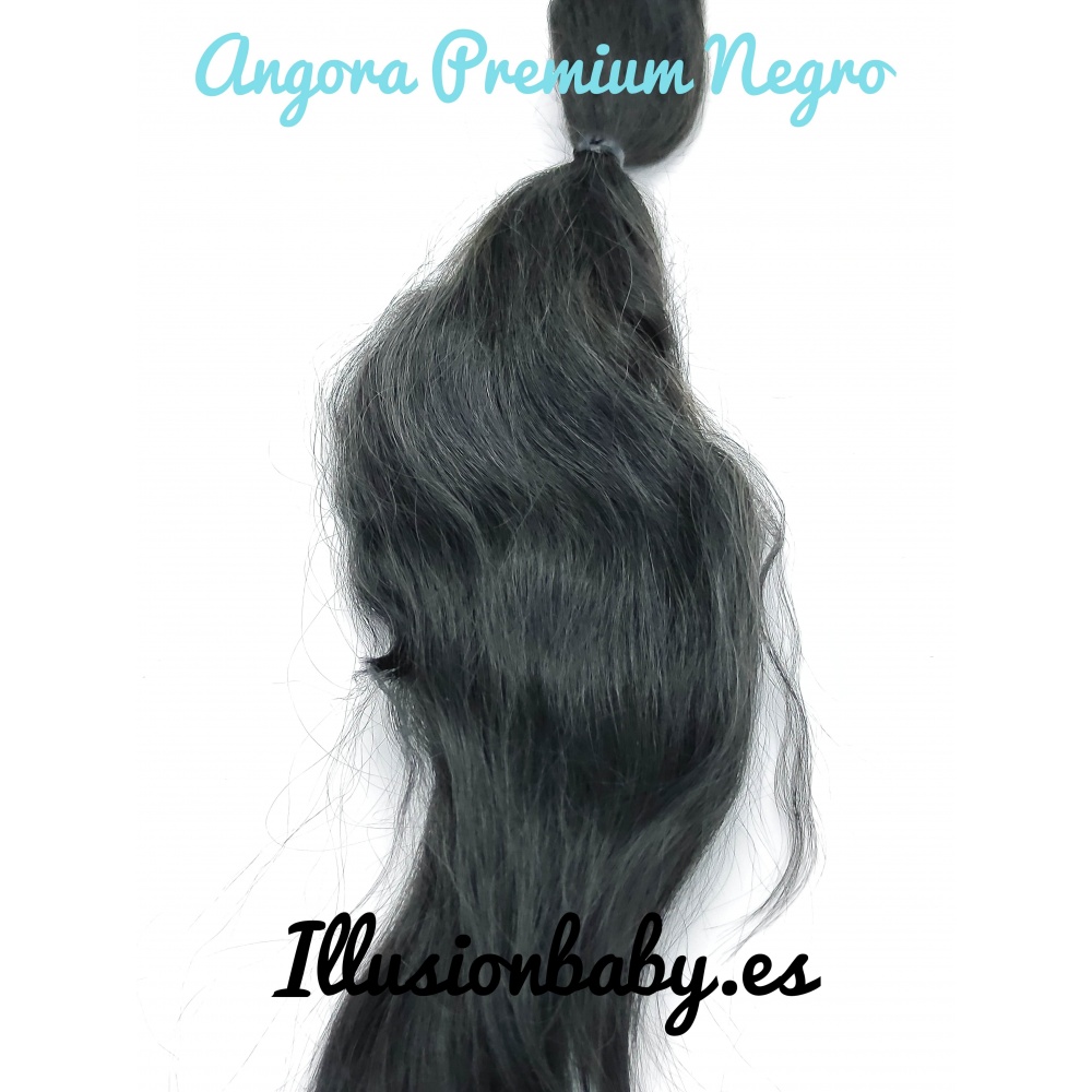 Mohair de Angora Negro Premium