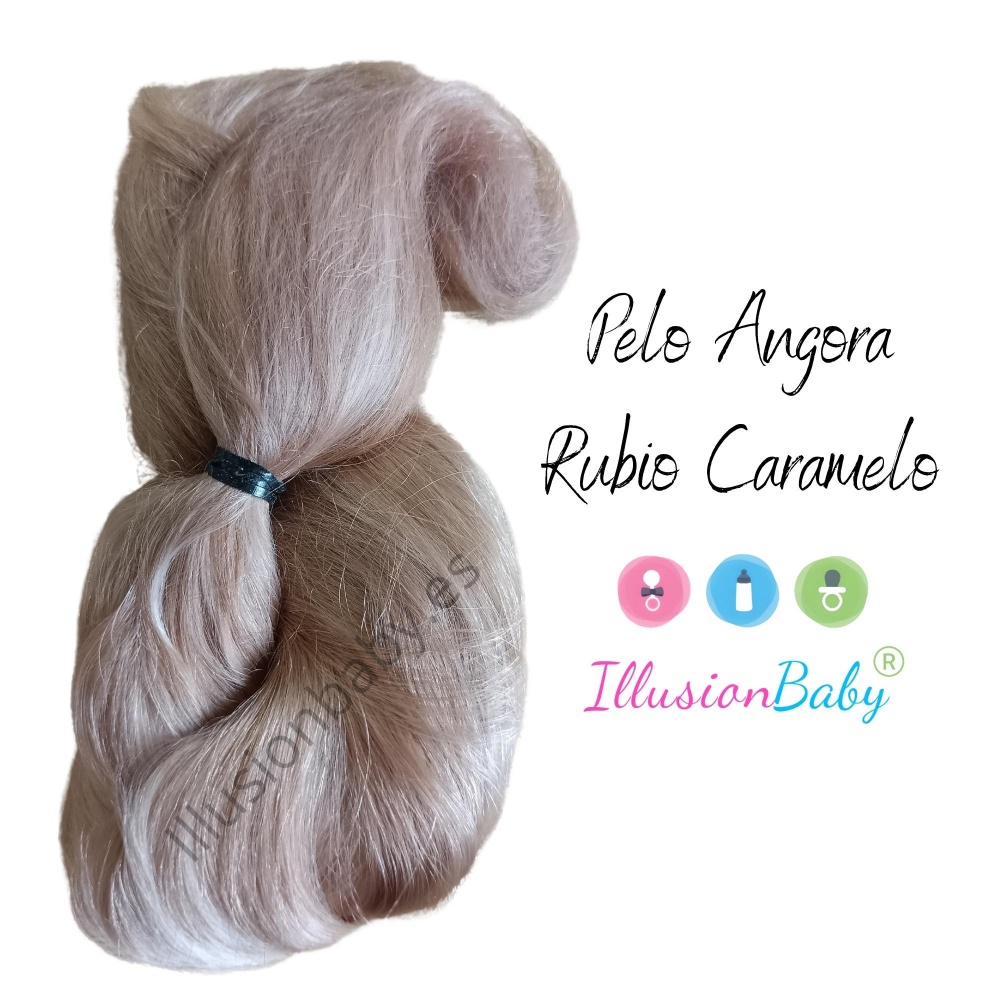 Mohair de Angora Color Rubio Caramelo Premium